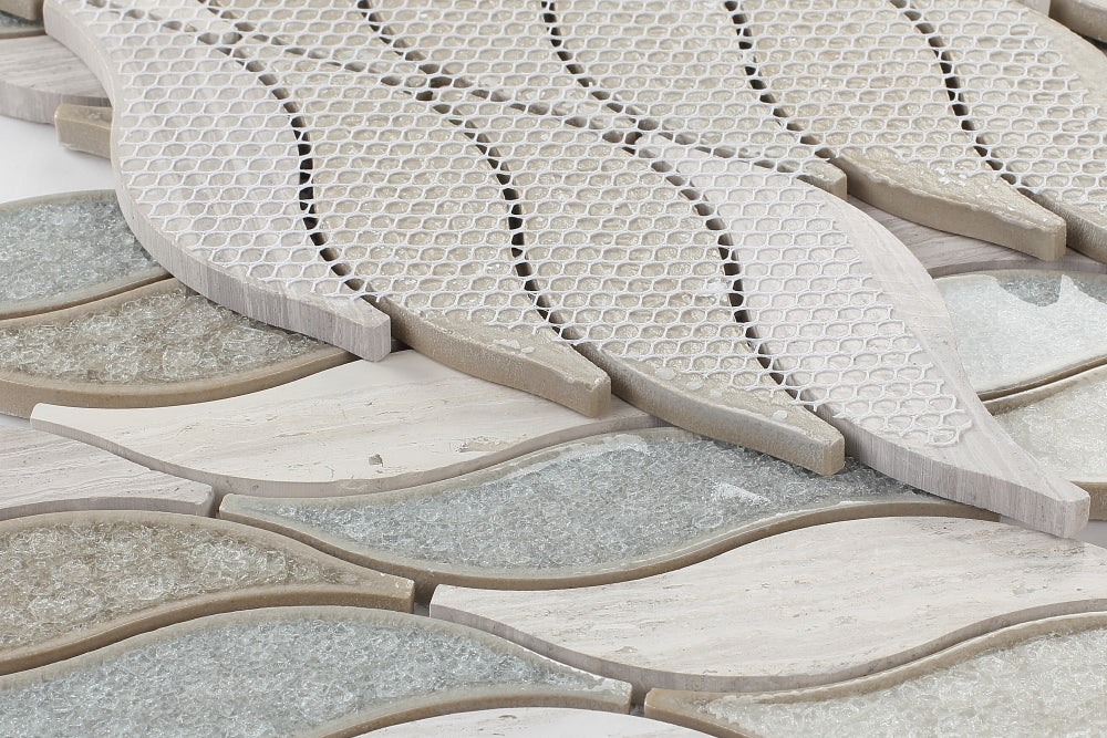 Elysium Tiles Pontus Blue 10.75" x 10.75" Mosaic Tile – GVG Stone ...